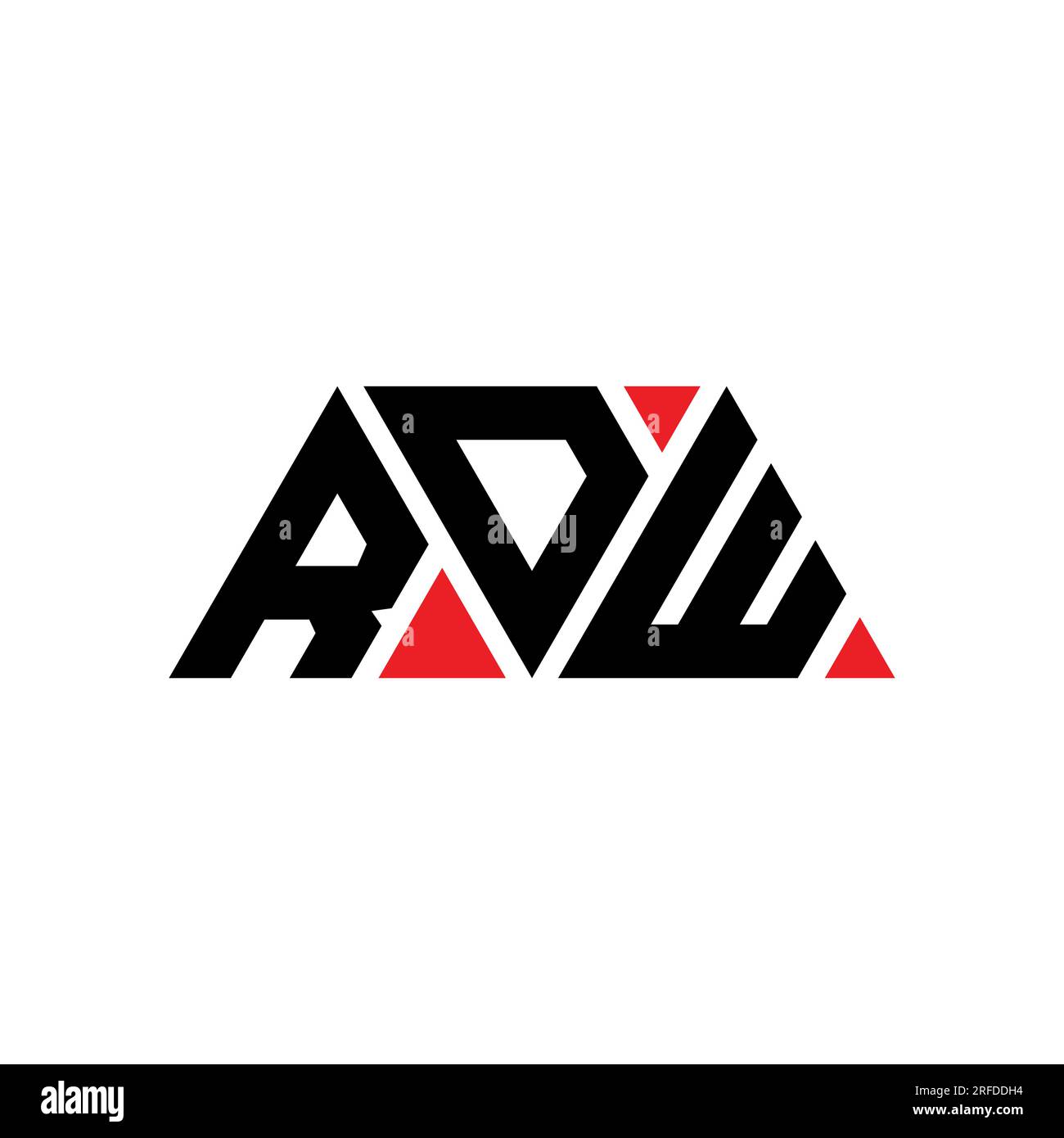 Rdw logo design Cut Out Stock Images & Pictures - Alamy