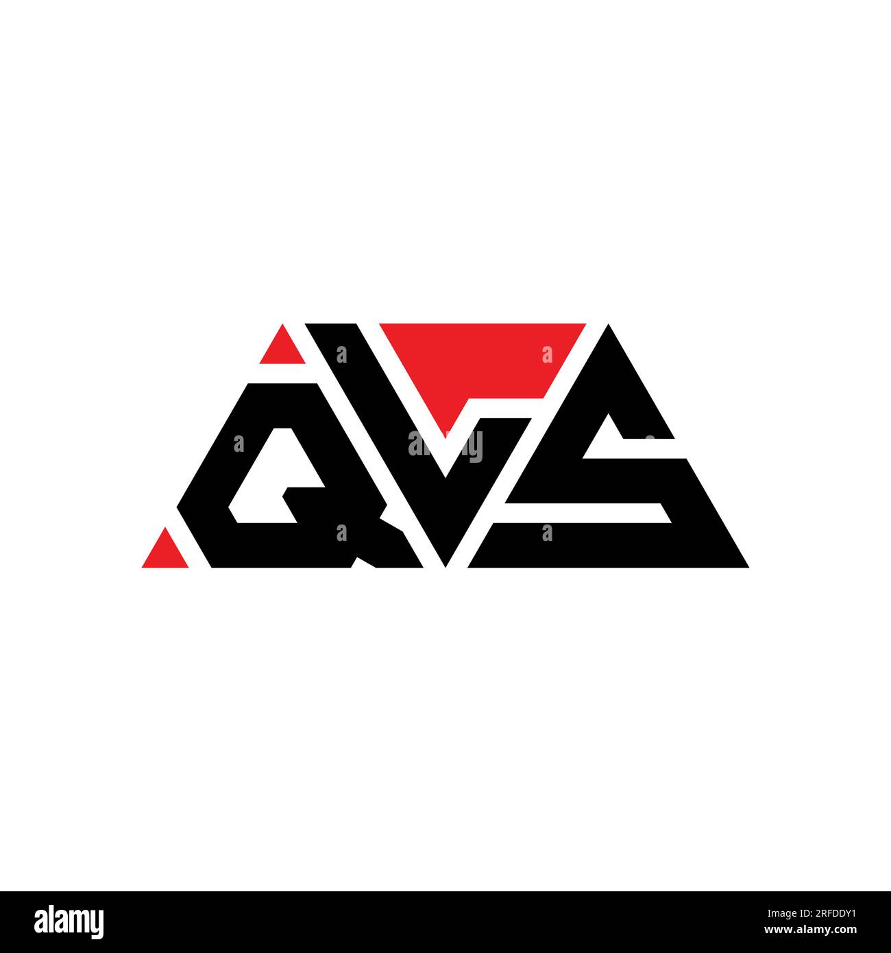 QLS triangle letter logo design with triangle shape. QLS triangle logo ...