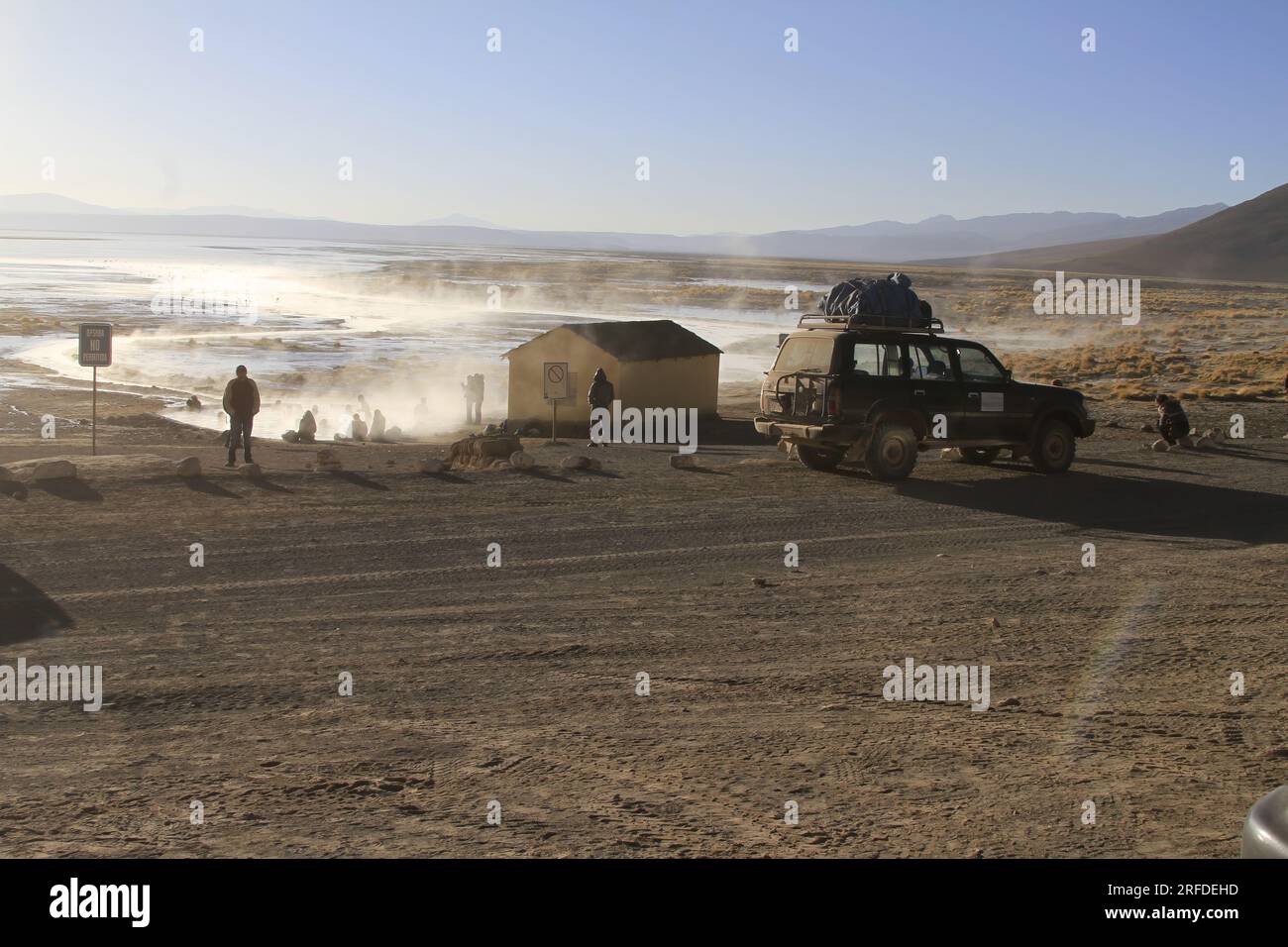 Hot Springs, Eduardo Alveroa, Uyuni Bolivia Stock Photo - Alamy