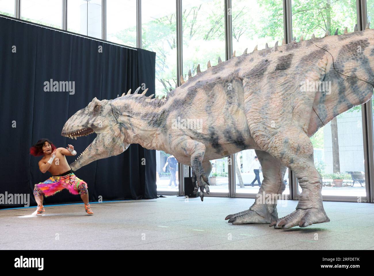 Tokyo, Japan. 2nd Aug, 2023. Japanese professional wrestler Hiromu Takahashi attends a ...