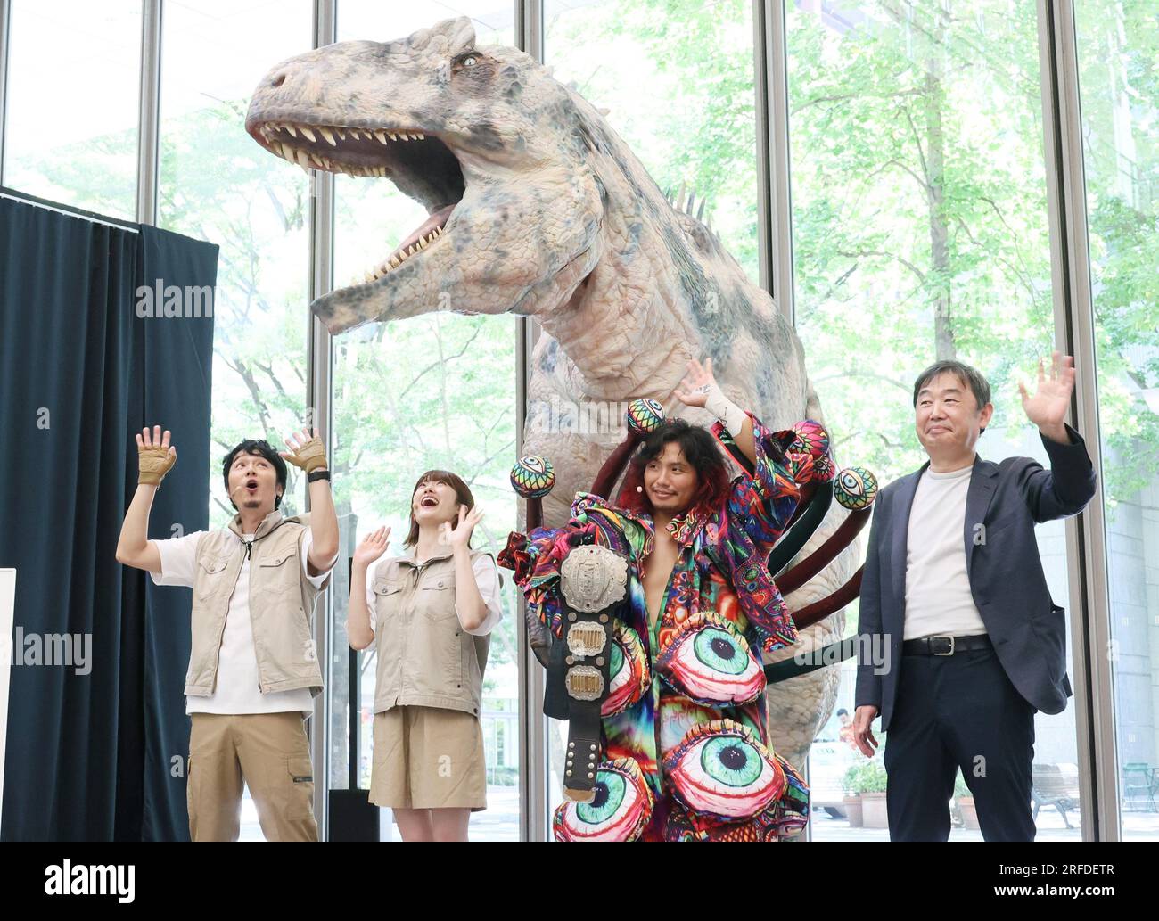 Tokyo, Japan. 2nd Aug, 2023. (L-R) Japanese actor Shoma Yamamoto ...