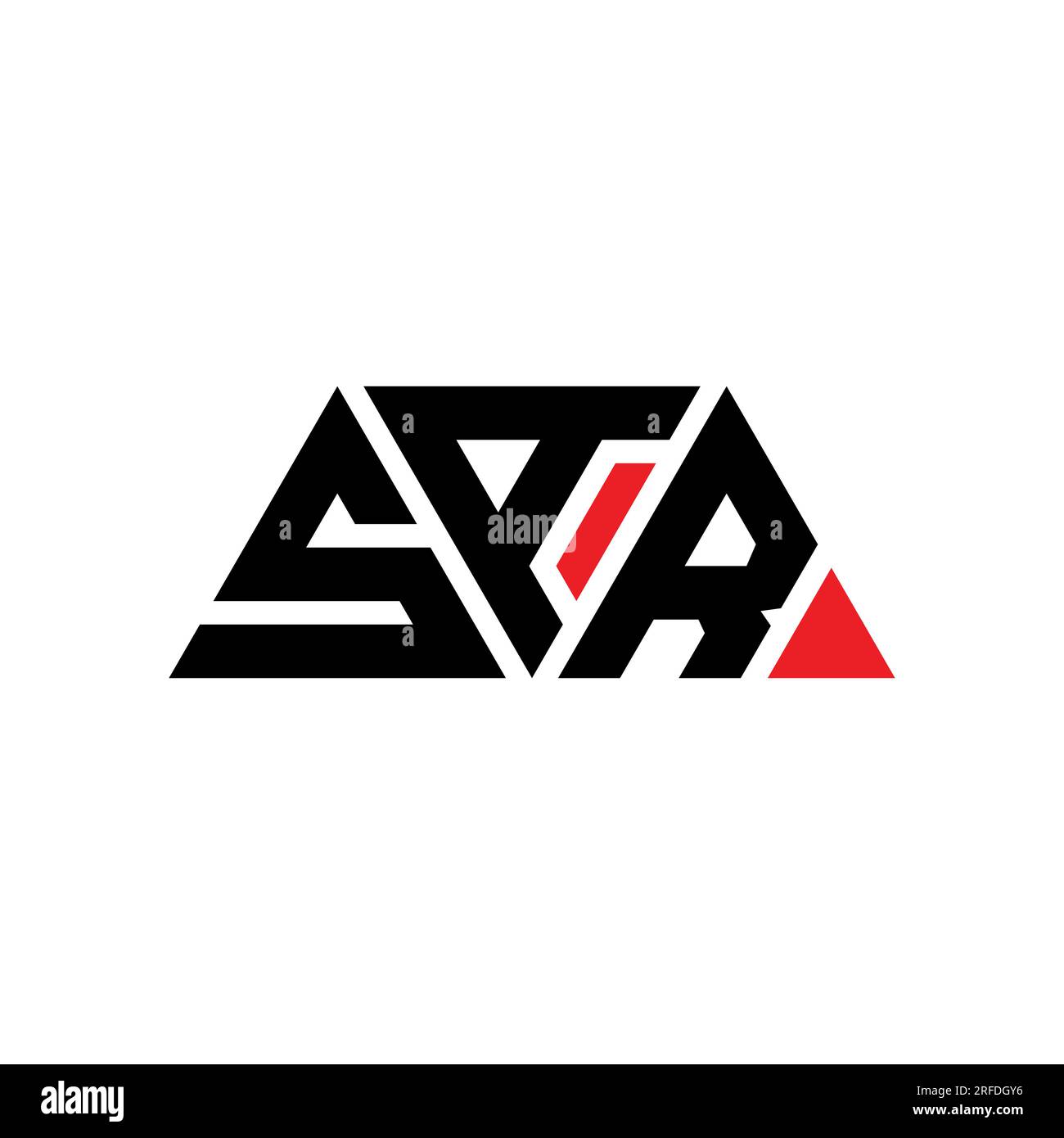 SAR triangle letter logo design with triangle shape. SAR triangle logo ...