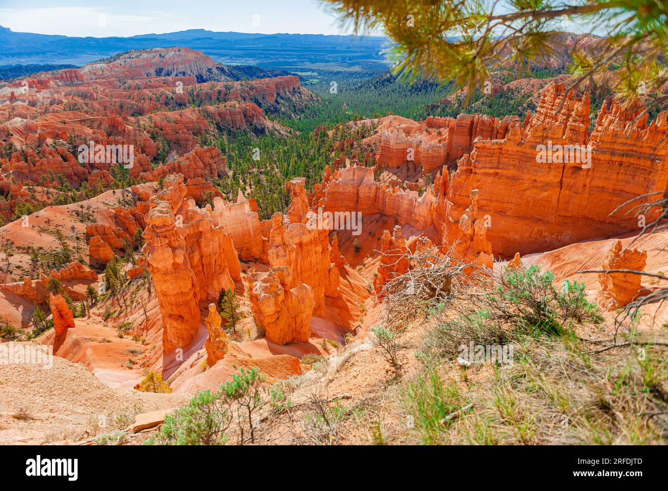 Amazing nature with beautiful hoodoos, pinnacles and spires rock ...