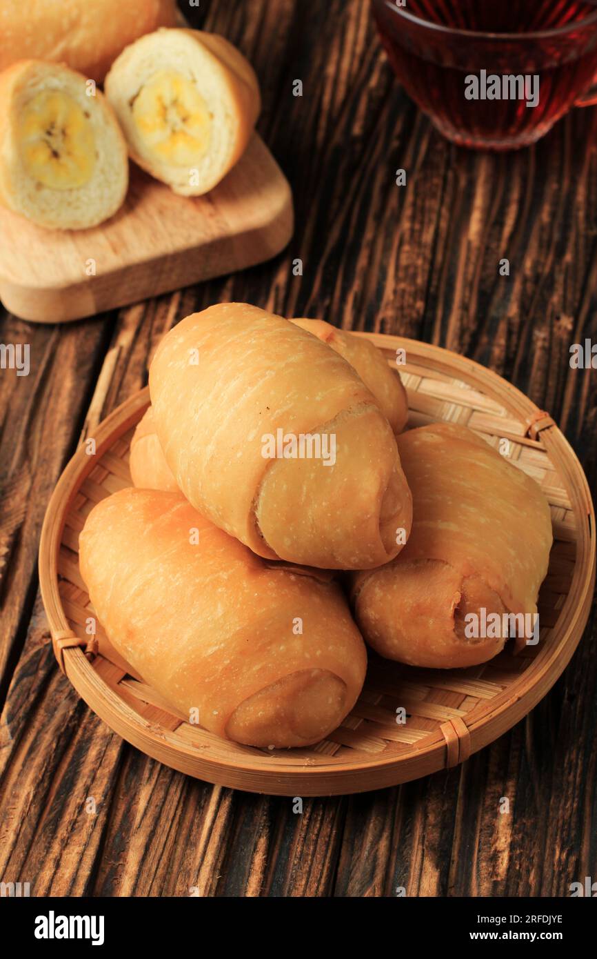 Pisang Molen, Fried Banana Pastry Wrap. Indonesian Popular Sweet Food ...