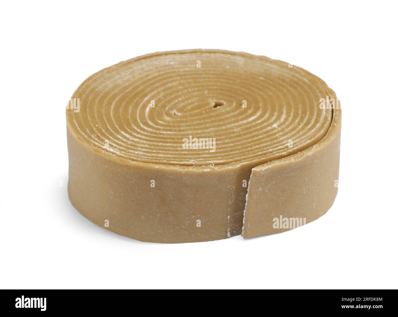 Roll of tasty bubble gum isolated on white Stock Photo - Alamy