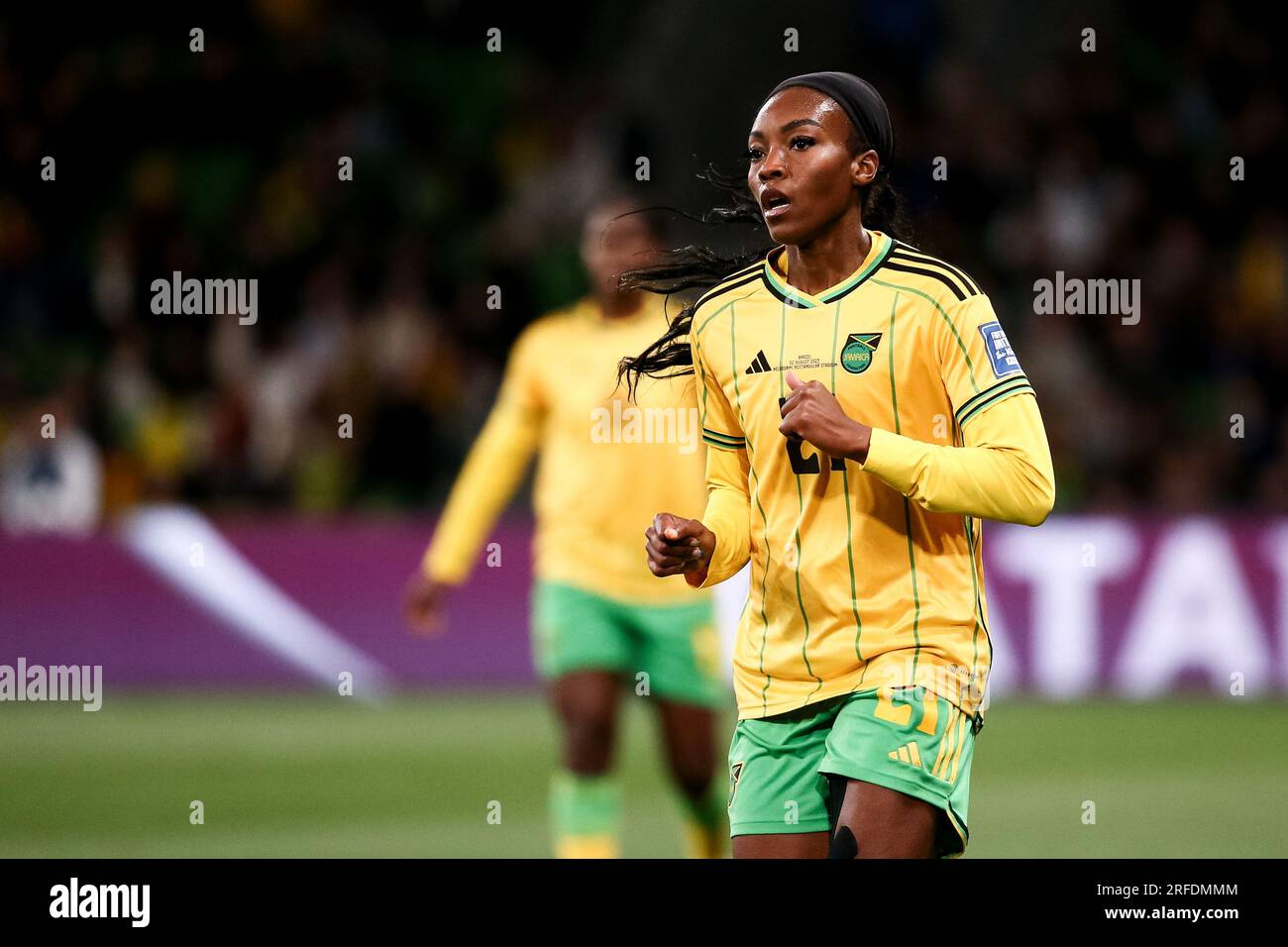 Melbourne, Australia, 2 August, 2023. Cheyna Matthews of Jamaica during ...