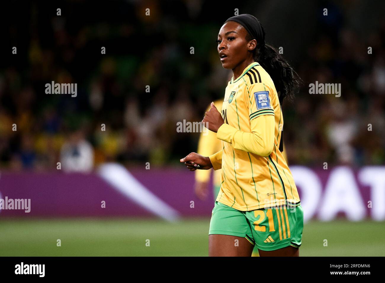 Melbourne, Australia, 2 August, 2023. Cheyna Matthews of Jamaica during ...