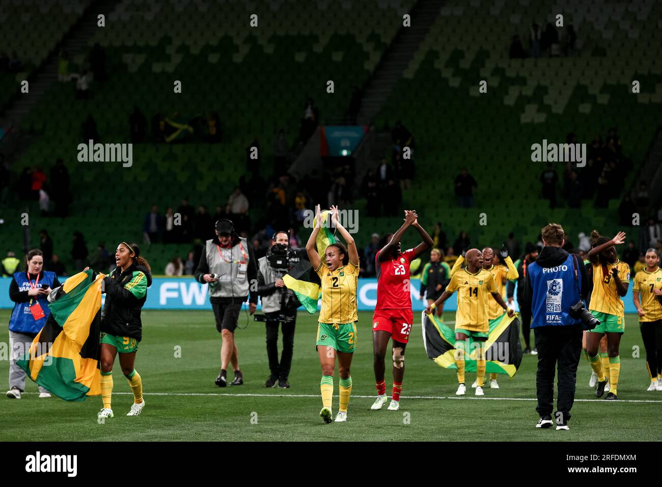 Melbourne, Australia, 2 August, 2023. Liya Brooks of Jamaica carries ...