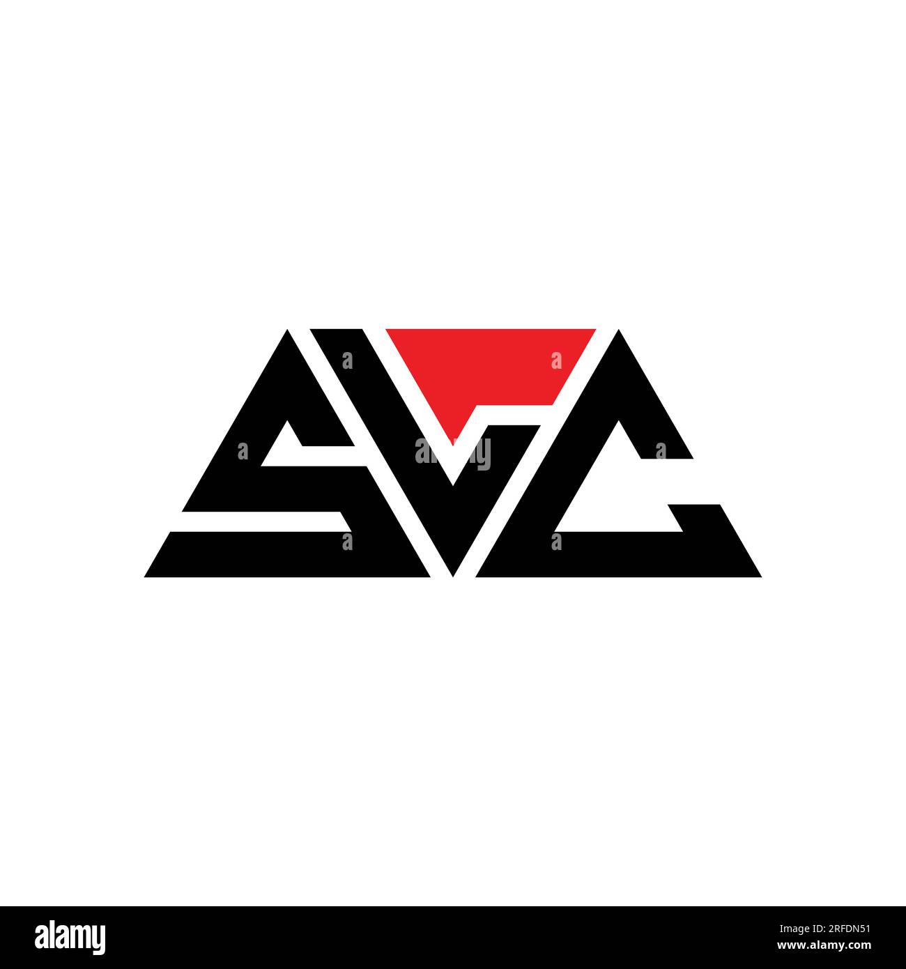 SLC triangle letter logo design with triangle shape. SLC triangle logo ...