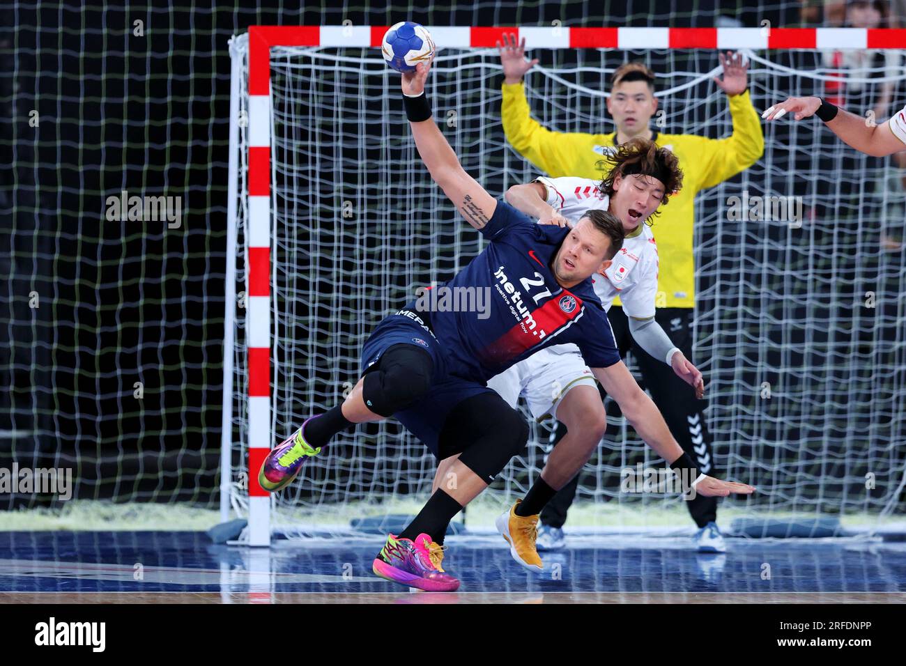 Ariake Arena Tokyo, Japan. 2nd Aug, 2023. (L-R) Kamil Syprzak (PSG ...