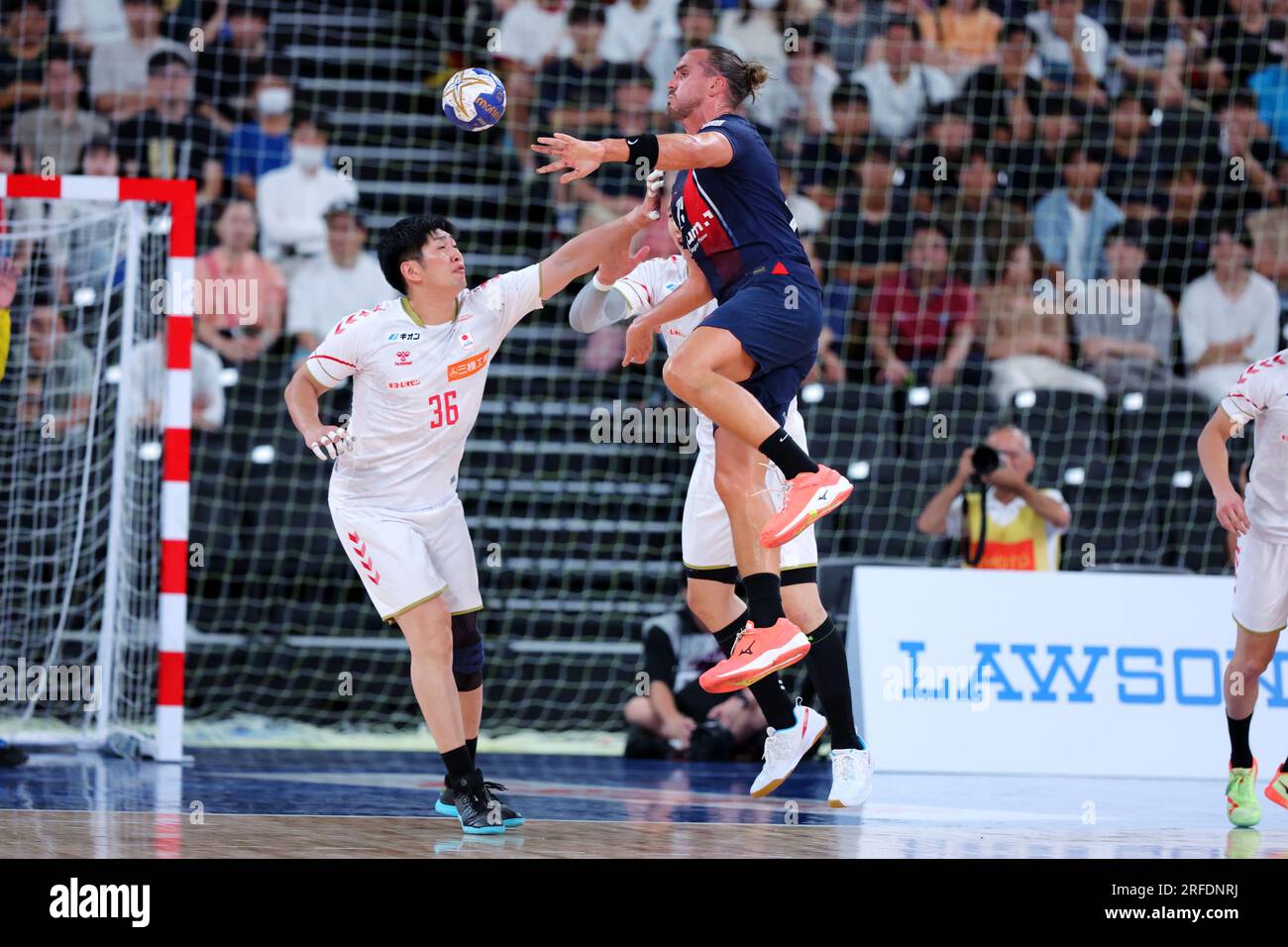 Ariake Arena Tokyo, Japan. 2nd Aug, 2023. (L-R) Takeshi Umeki (JPN ...
