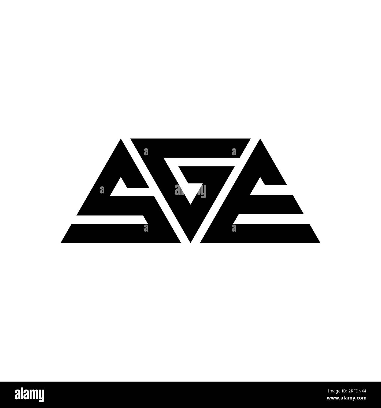 Sge logo design Stock Vector Images - Alamy