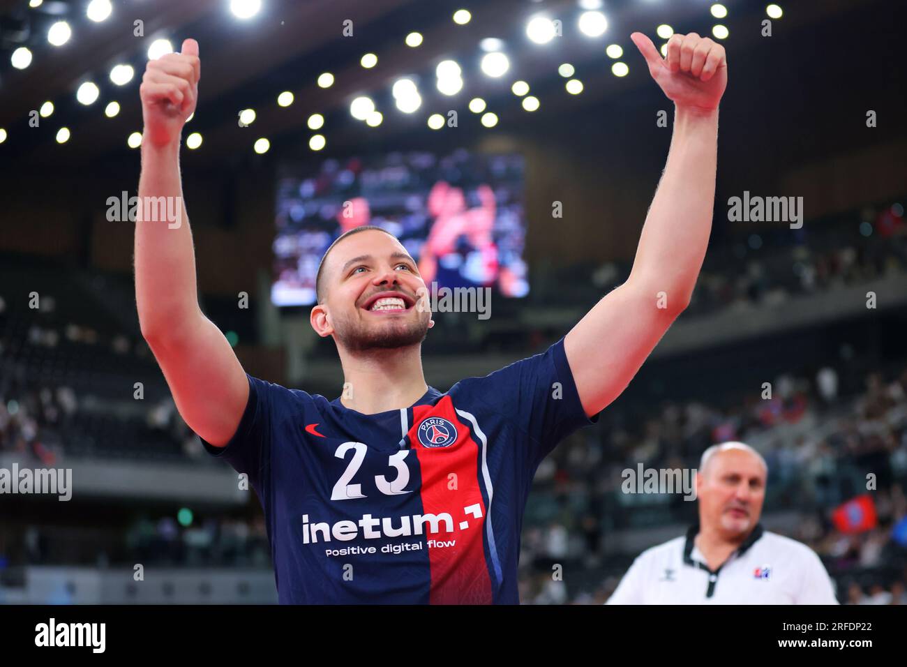 Ariake Arena Tokyo, Japan. 2nd Aug, 2023. Dominik Mathe (PSG), AUGUST 2 ...