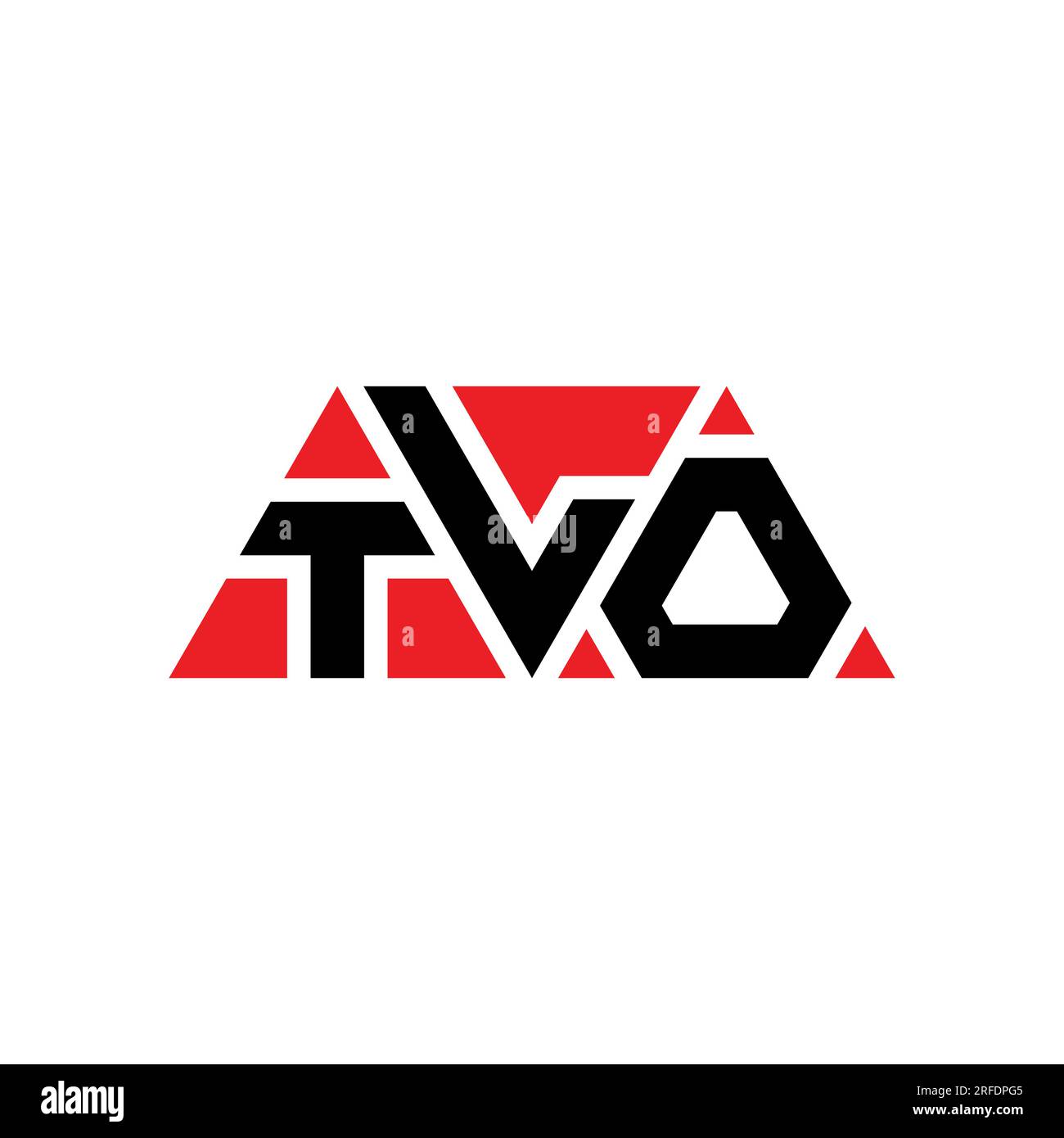 TLO triangle letter logo design with triangle shape. TLO triangle logo ...