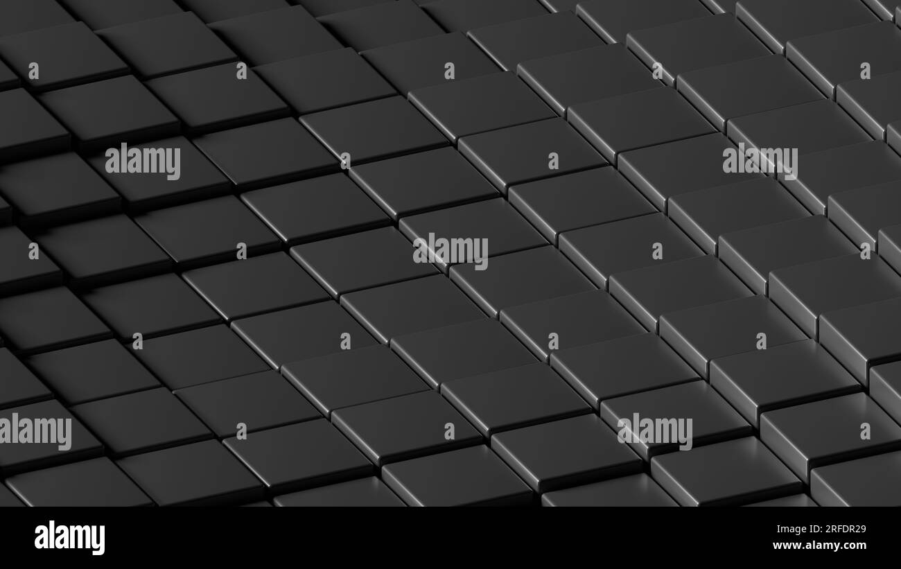 Dark minimal background with 3d geometric structure with a futuristic ...