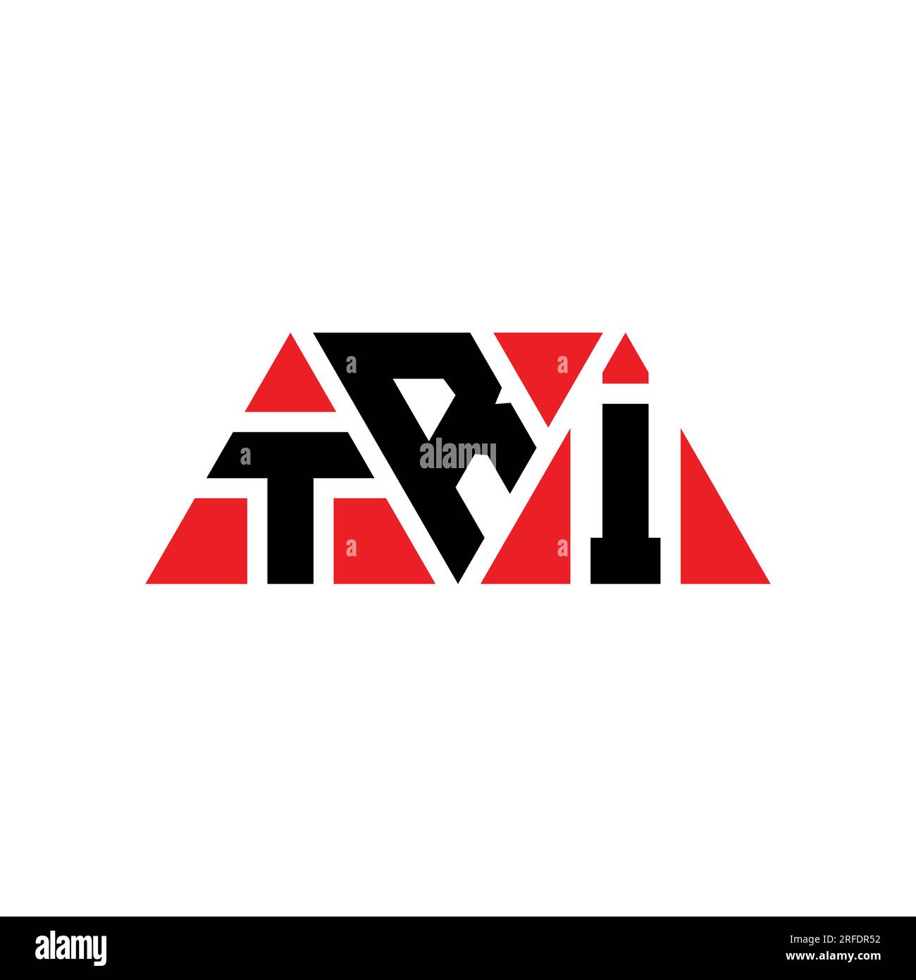 TRI triangle letter logo design with triangle shape. TRI triangle logo ...