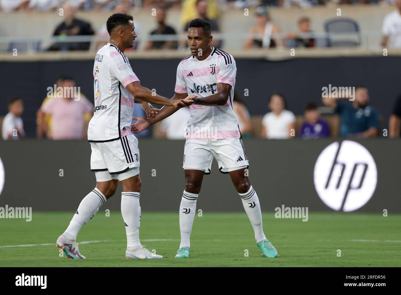 ORLANDO, FL - AUGUST 02: Juventus defender Alex Sandro (12) and ...