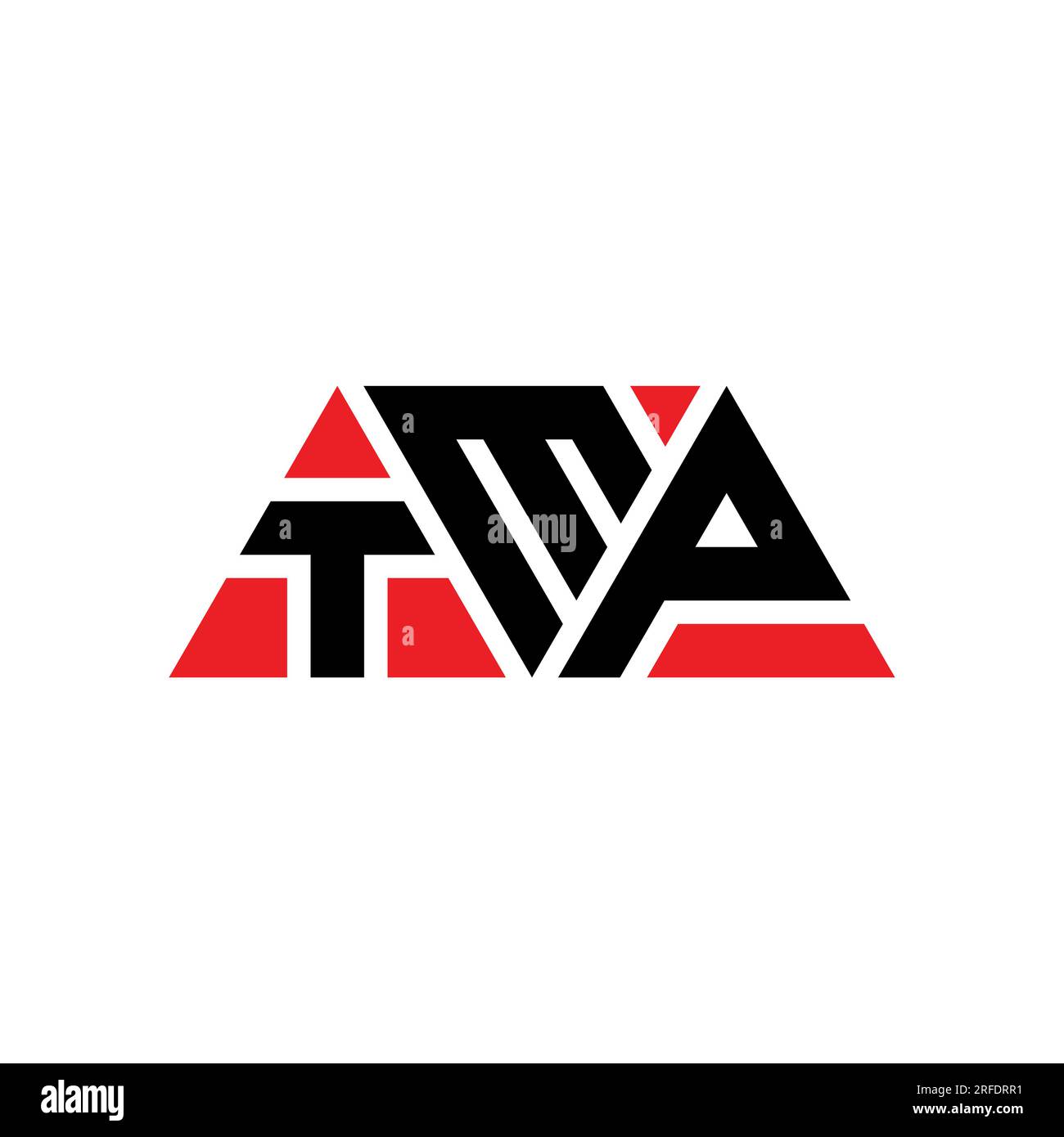 TMP triangle letter logo design with triangle shape. TMP triangle logo ...