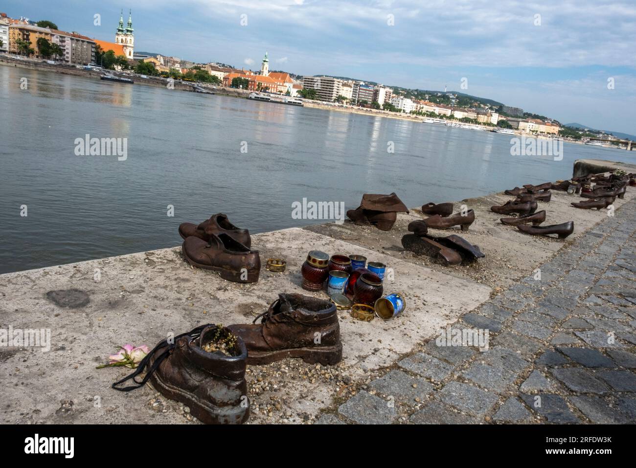 The memorial Shoes on the Danube Bank, is a monument to the Hungarian ...