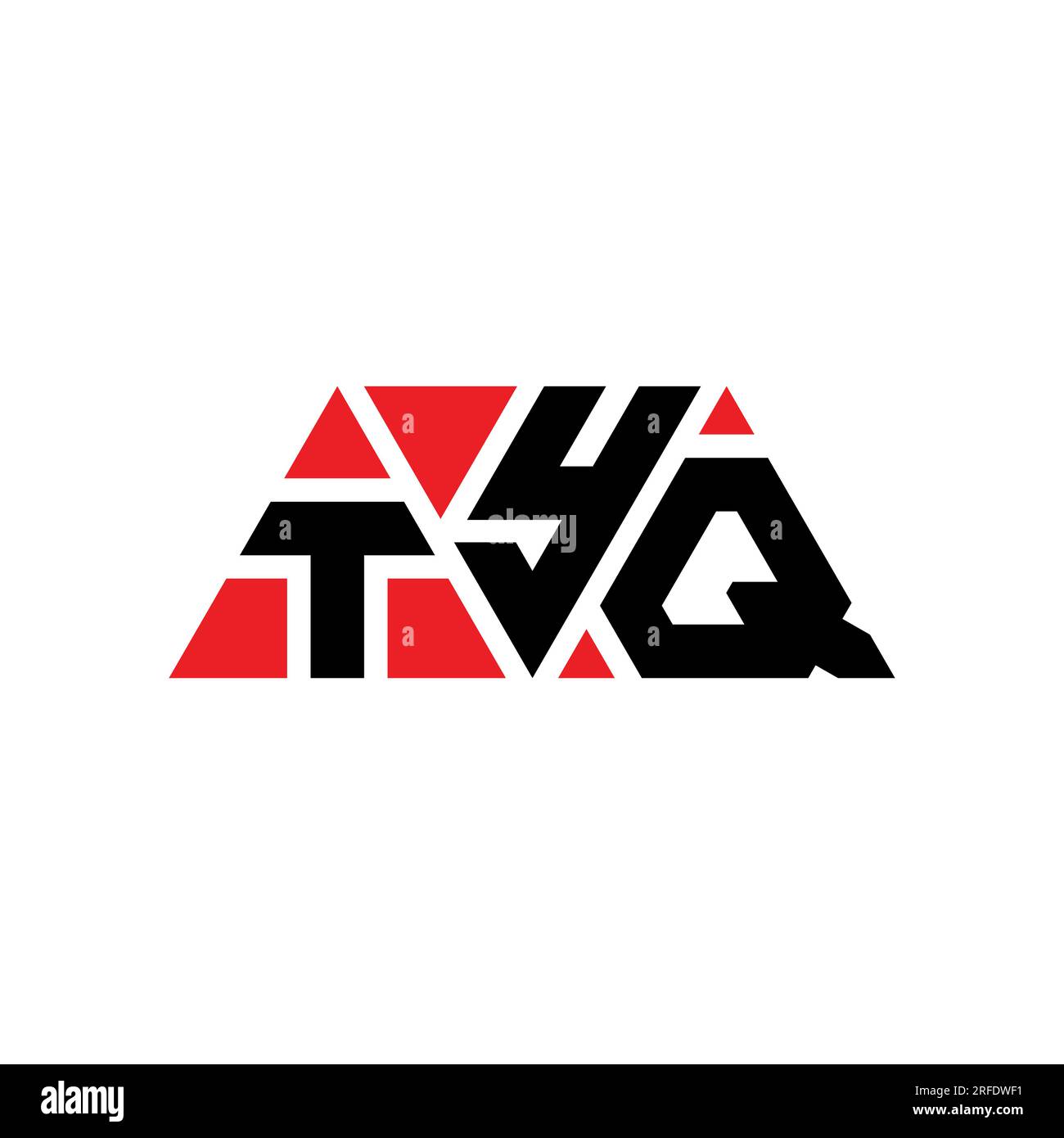 TYQ triangle letter logo design with triangle shape. TYQ triangle logo ...
