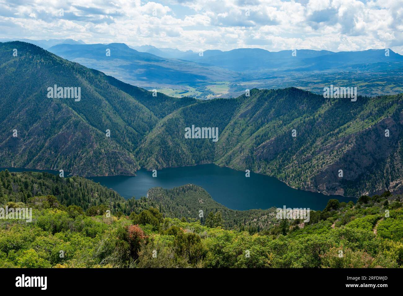 Hermit's Rest above Morrow Point Reservoir on Colorado's Gunnison River ...