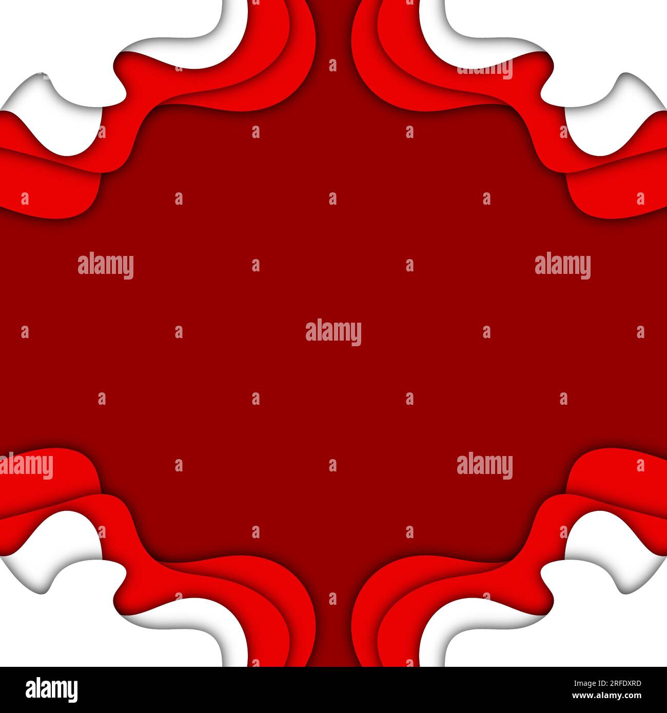 Indonesia flag border frame background Stock Photo - Alamy