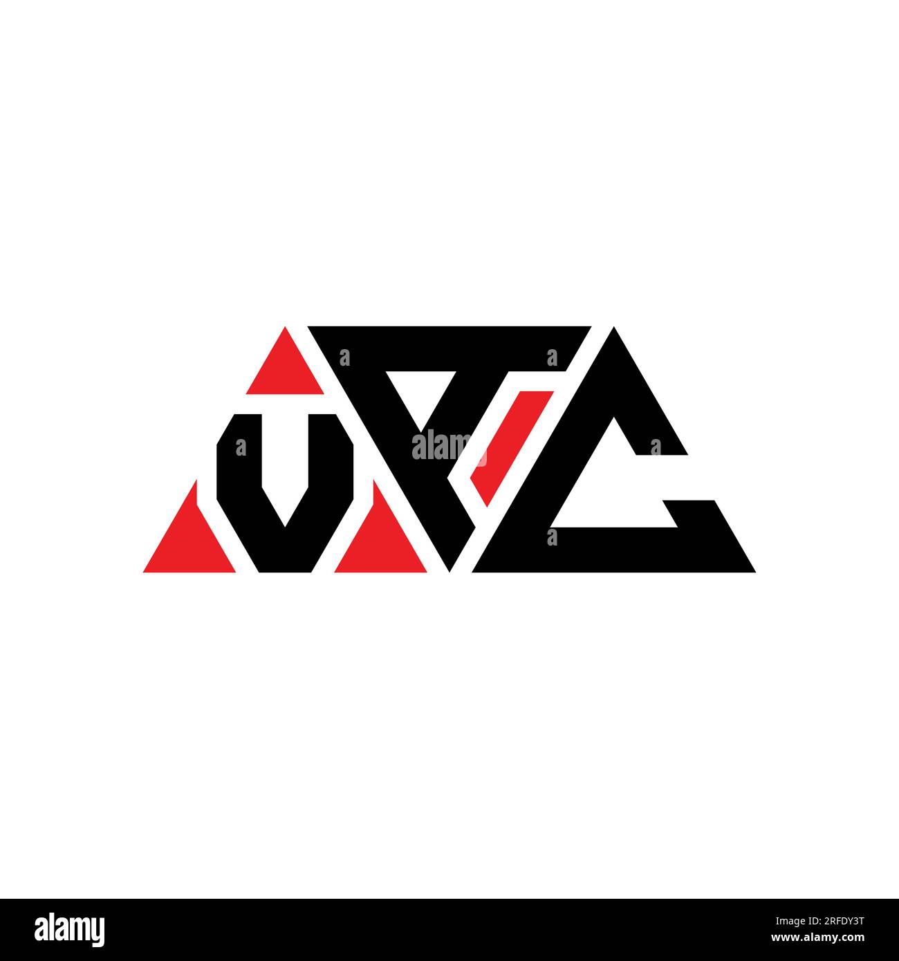 VAC triangle letter logo design with triangle shape. VAC triangle logo ...
