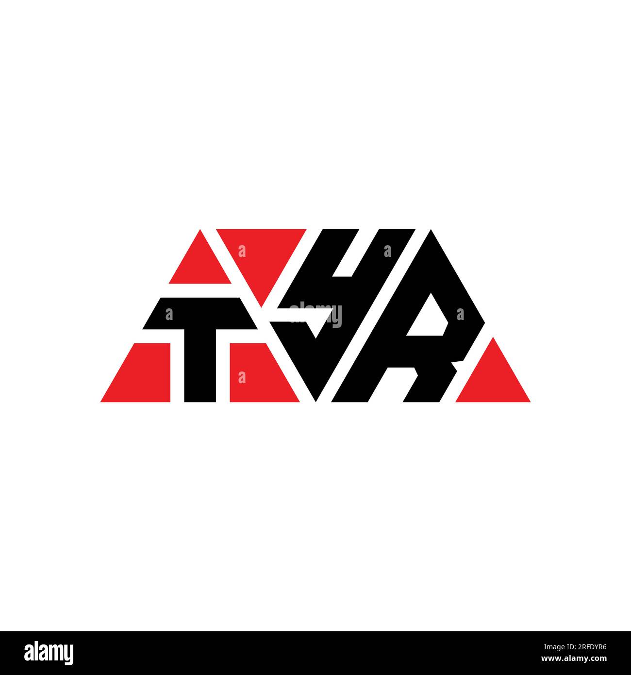 TYR triangle letter logo design with triangle shape. TYR triangle logo ...