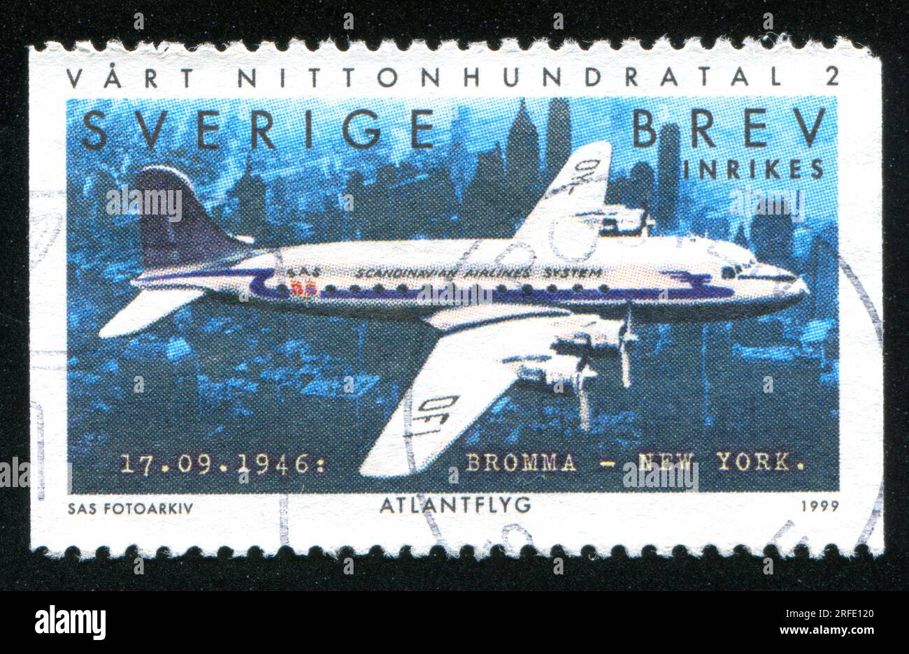 SWEDEN - CIRCA 1999: stamp printed by Sweden, shows Scandinavian ...