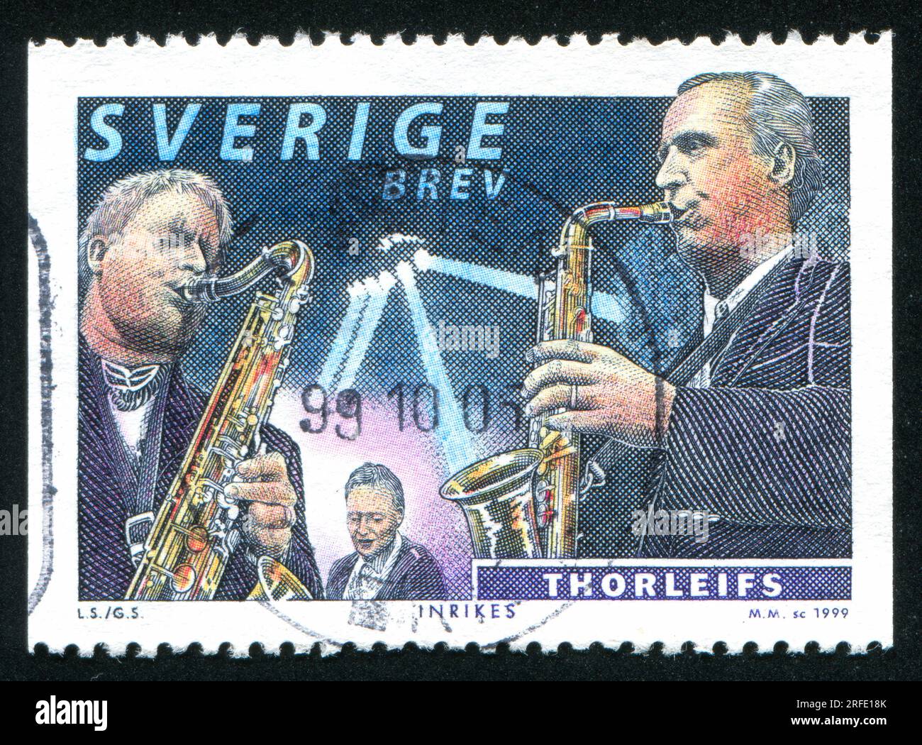 SWEDEN - CIRCA 1999: stamp printed by Sweden, shows Thorleifs, circa ...