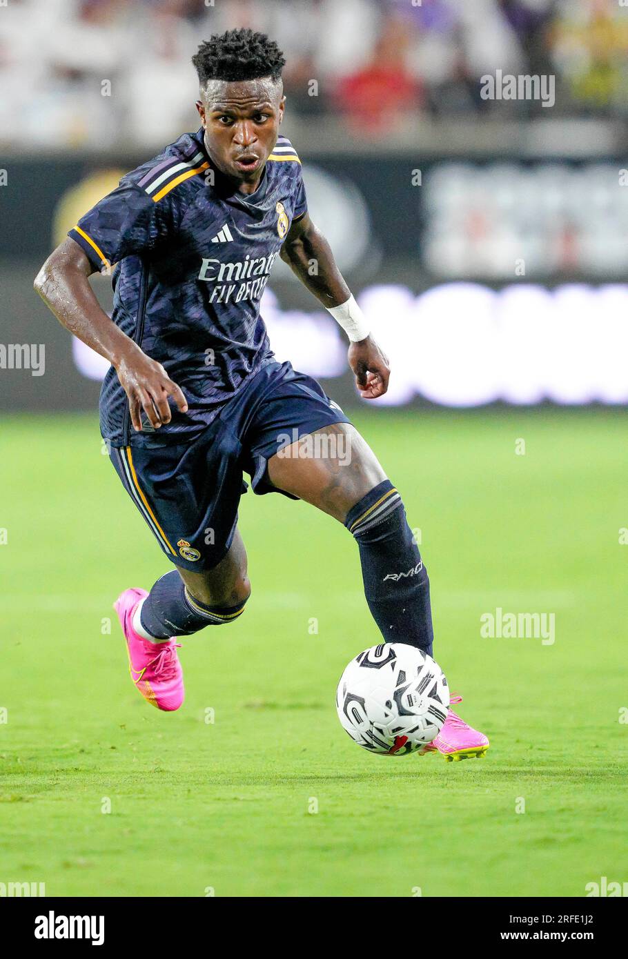 ORLANDO, FL - AUGUST 02: Real Madrid forward Vino Jr (7) during the ...