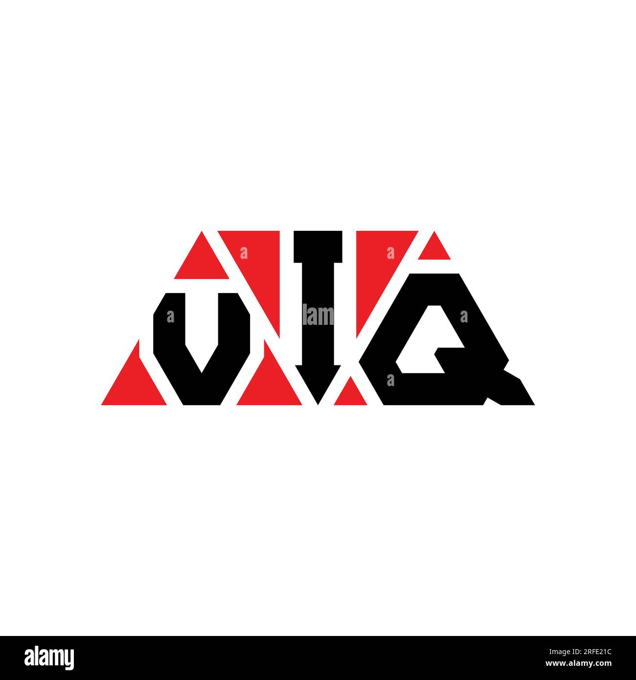 VIQ triangle letter logo design with triangle shape. VIQ triangle logo ...