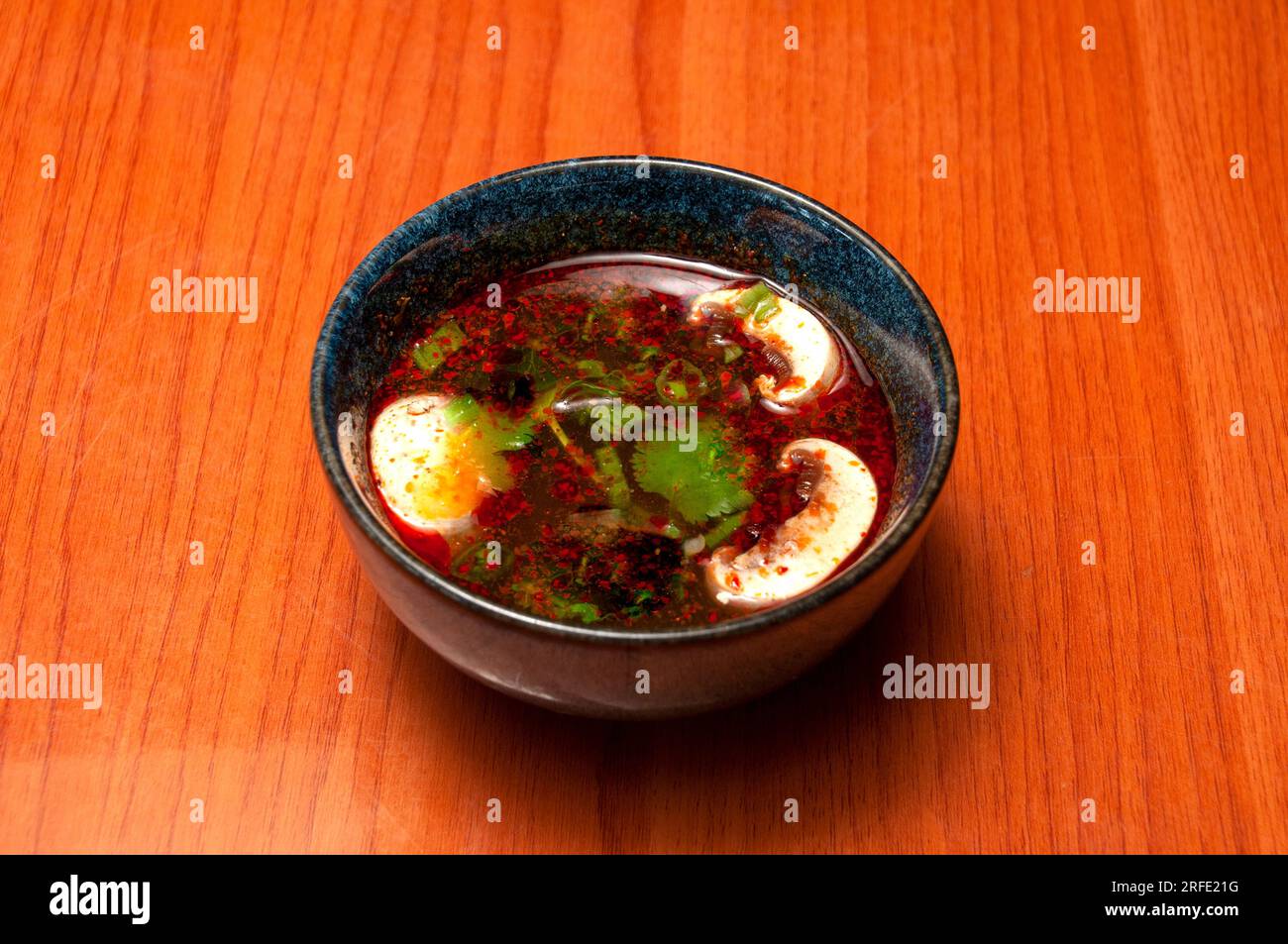 Delicious international dish known as chicken soup Stock Photo - Alamy