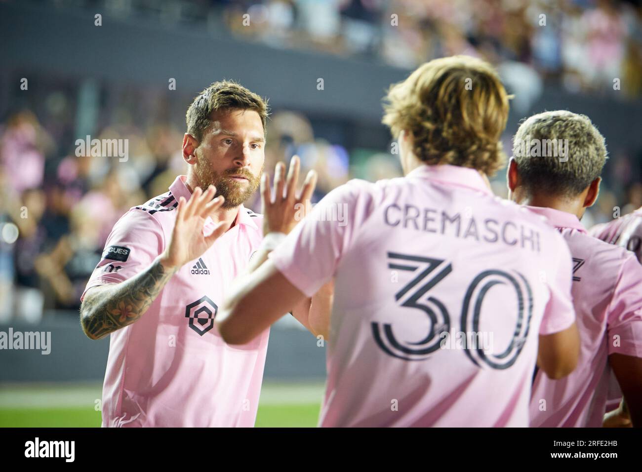 Fort Lauderdale, FL, USA. 2nd August 2023. 10-Lionel Messi of Inter ...