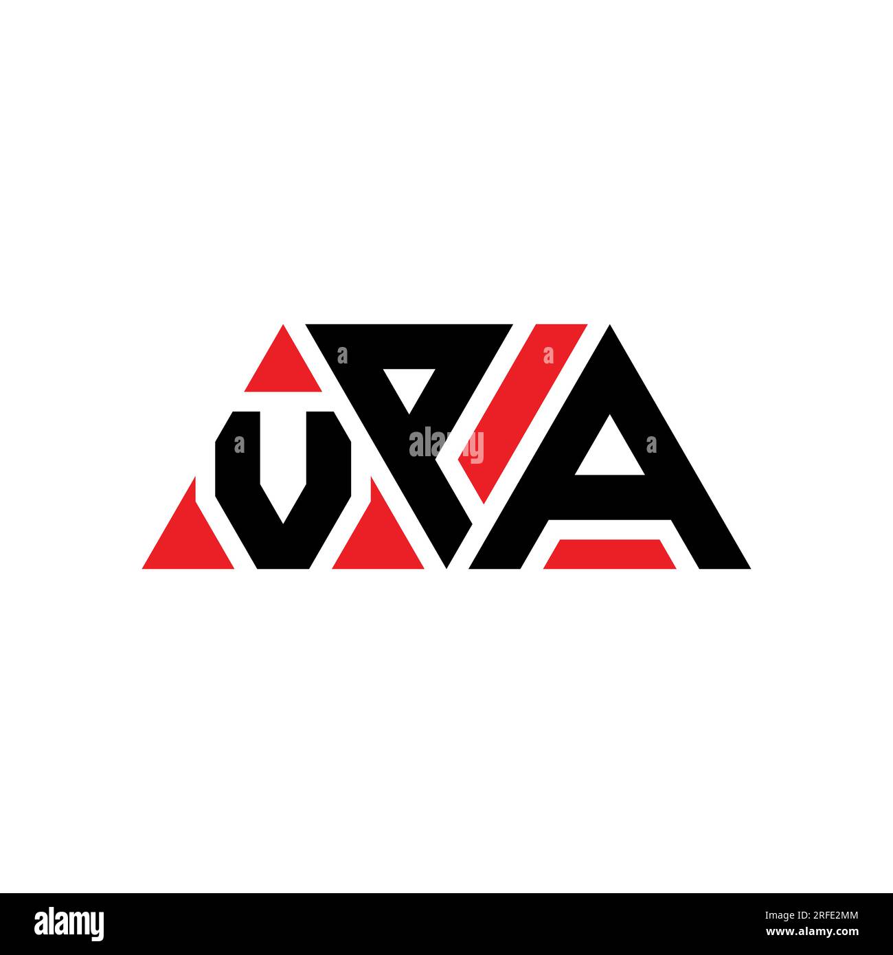 VPA triangle letter logo design with triangle shape. VPA triangle logo ...