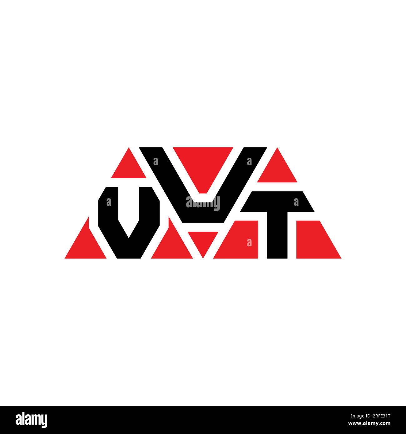 VUT triangle letter logo design with triangle shape. VUT triangle logo ...