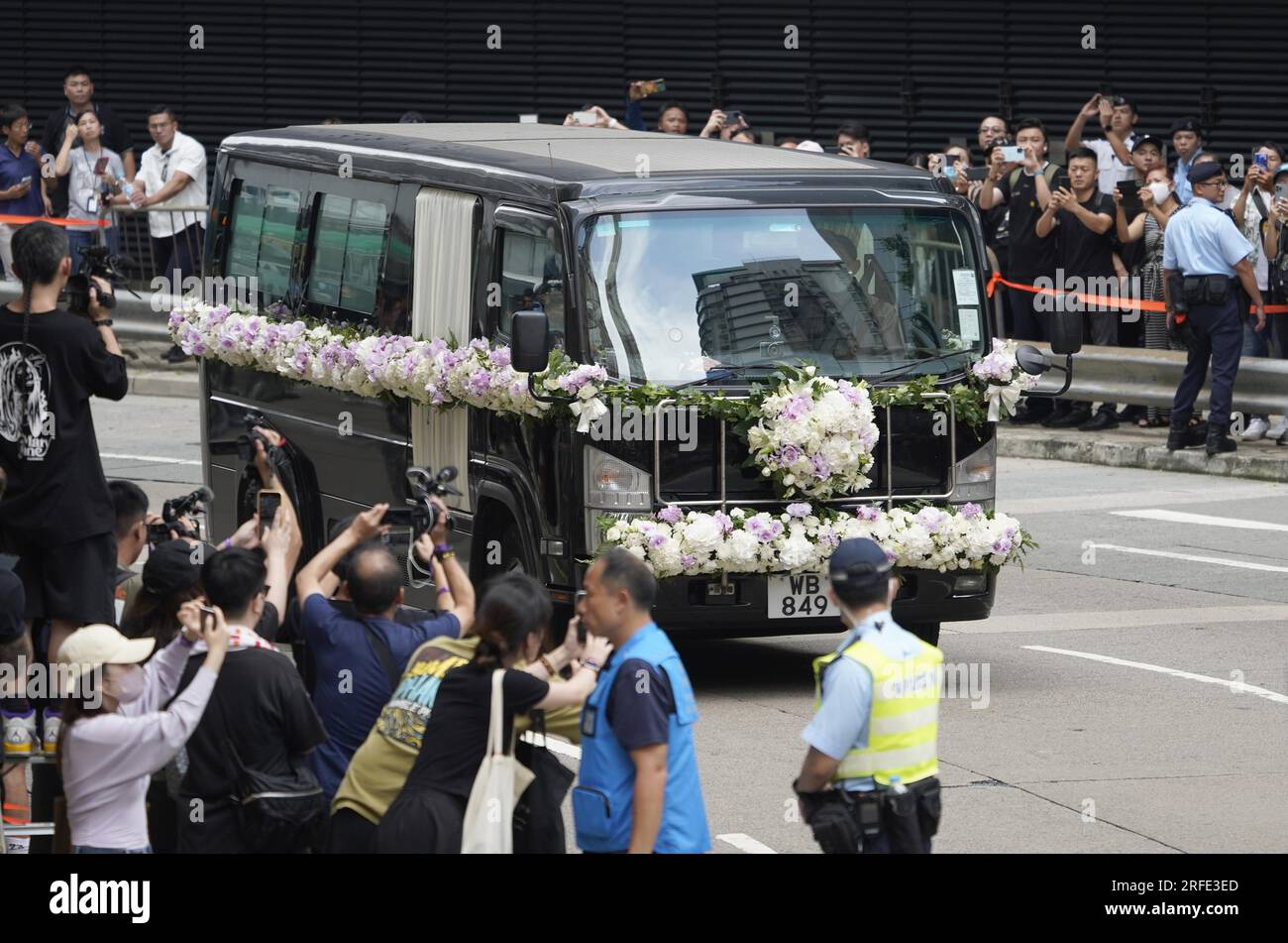 **CHINESE MAINLAND, HONG KONG, MACAU AND TAIWAN OUT** The funeral ...
