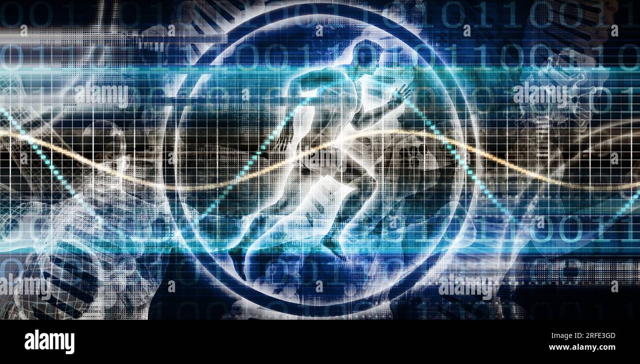 Medical Research and Trials a Abstract Background Stock Photo - Alamy