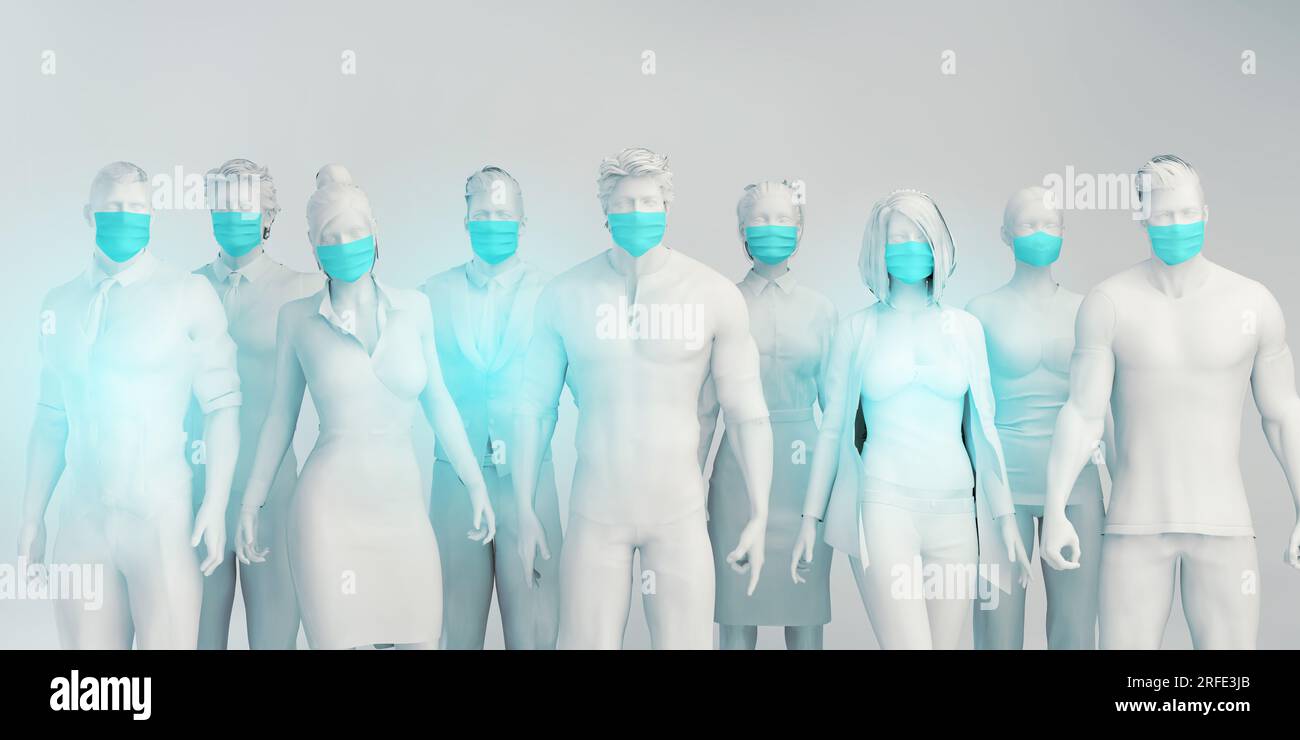 People Wearing Face Masks to Protect Against Covid-19 Stock Photo - Alamy