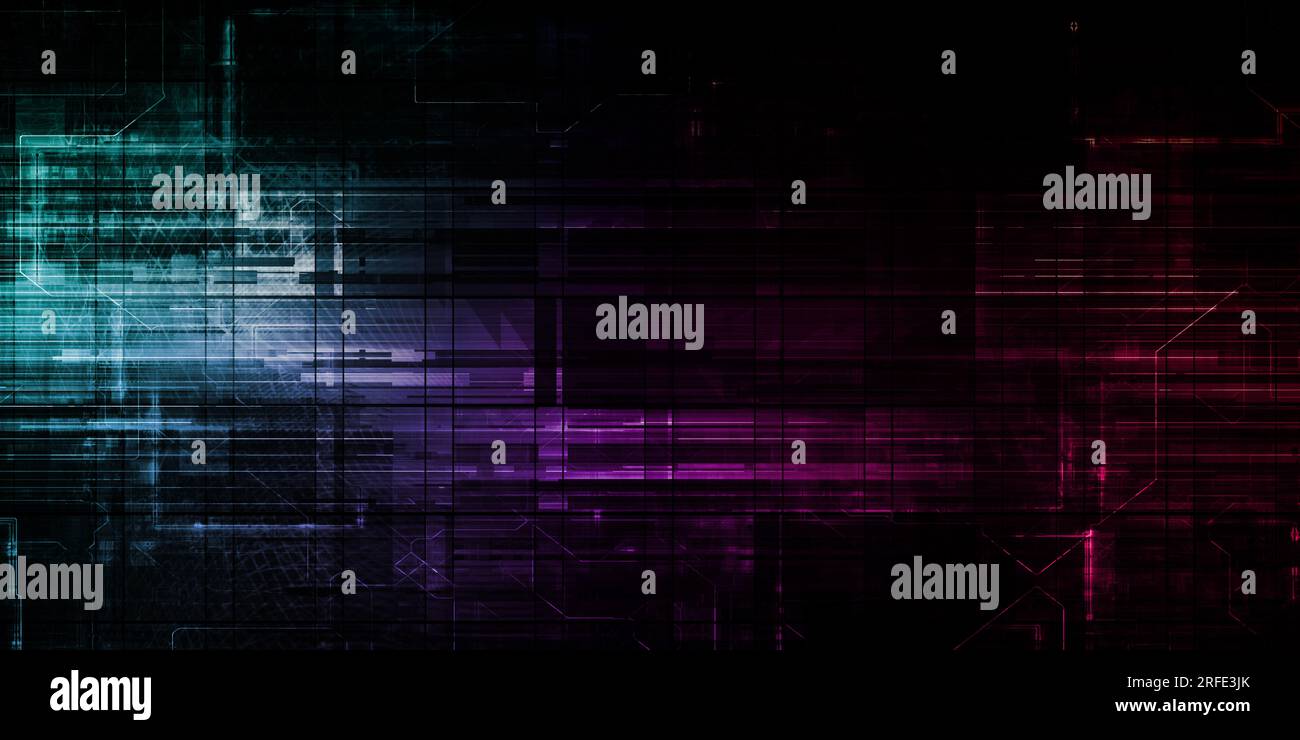 Digital Dystopia Slave to Technology as a Concept Stock Photo - Alamy