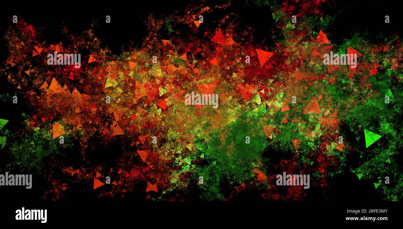 Digital Explosion Mosaic Pattern Technology Bursting Concept Stock ...