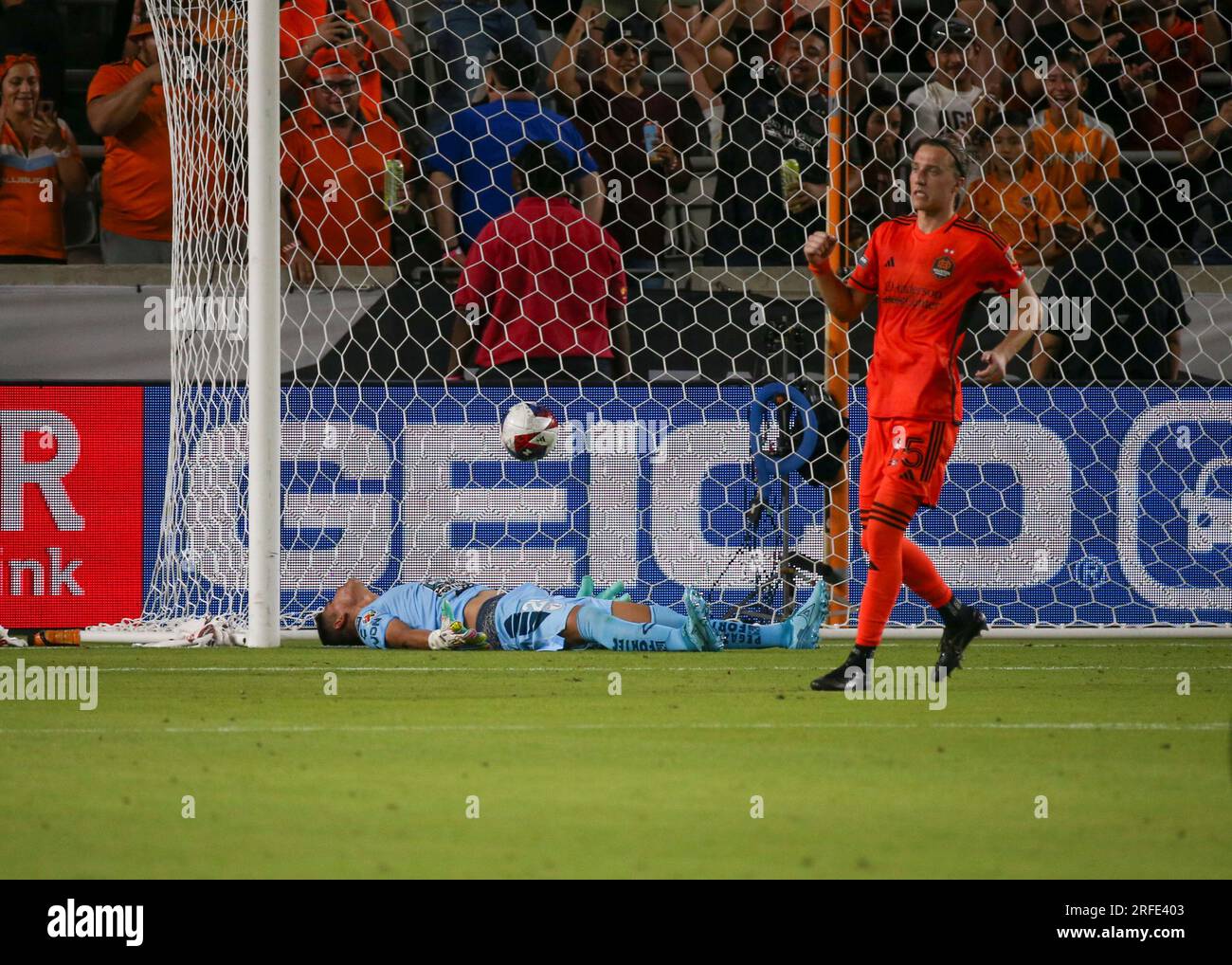 HOUSTON, TX - AUGUST 02: Houston Dynamo midfielder Griffin Dorsey (25 ...