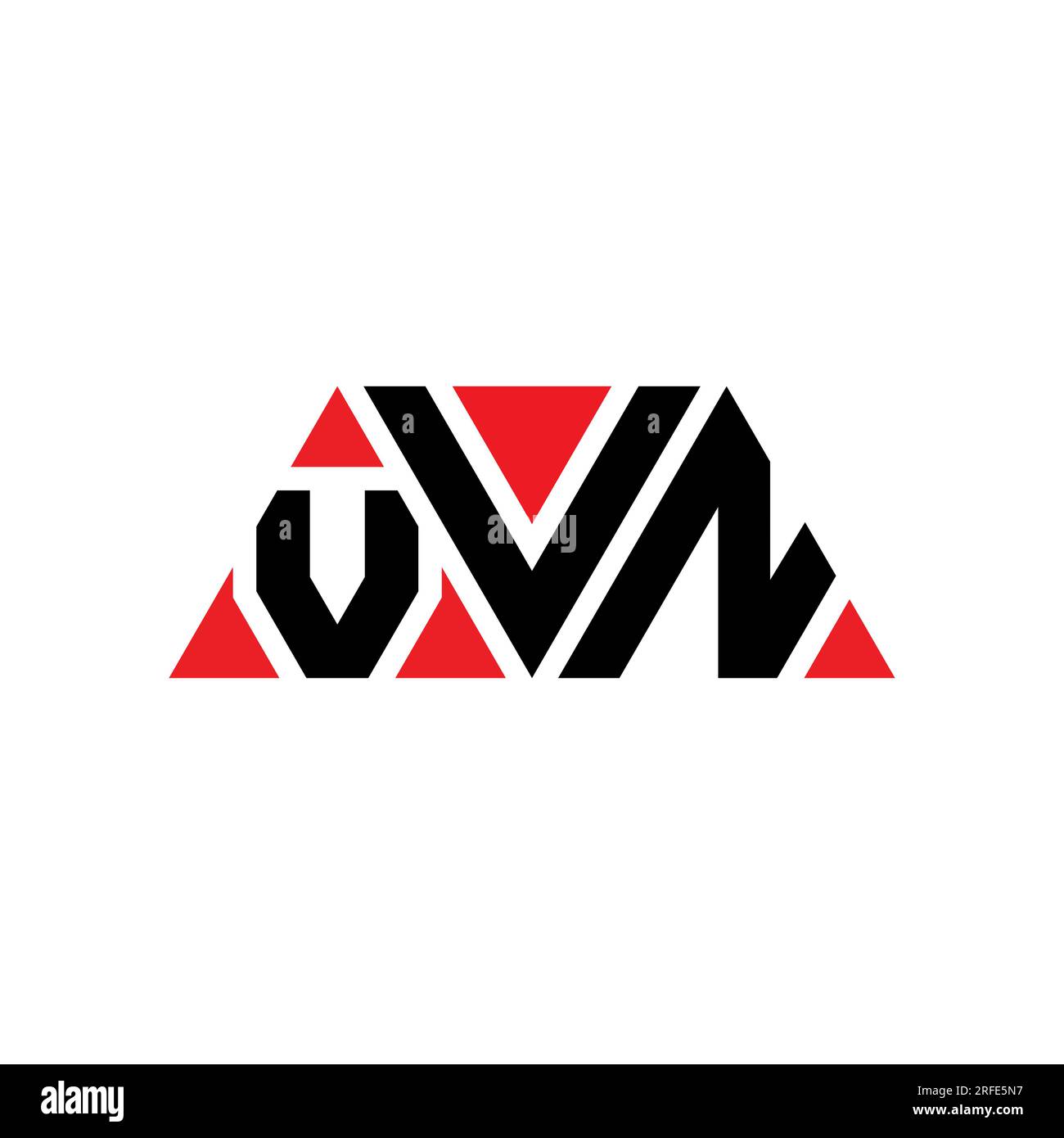 VVN triangle letter logo design with triangle shape. VVN triangle logo ...