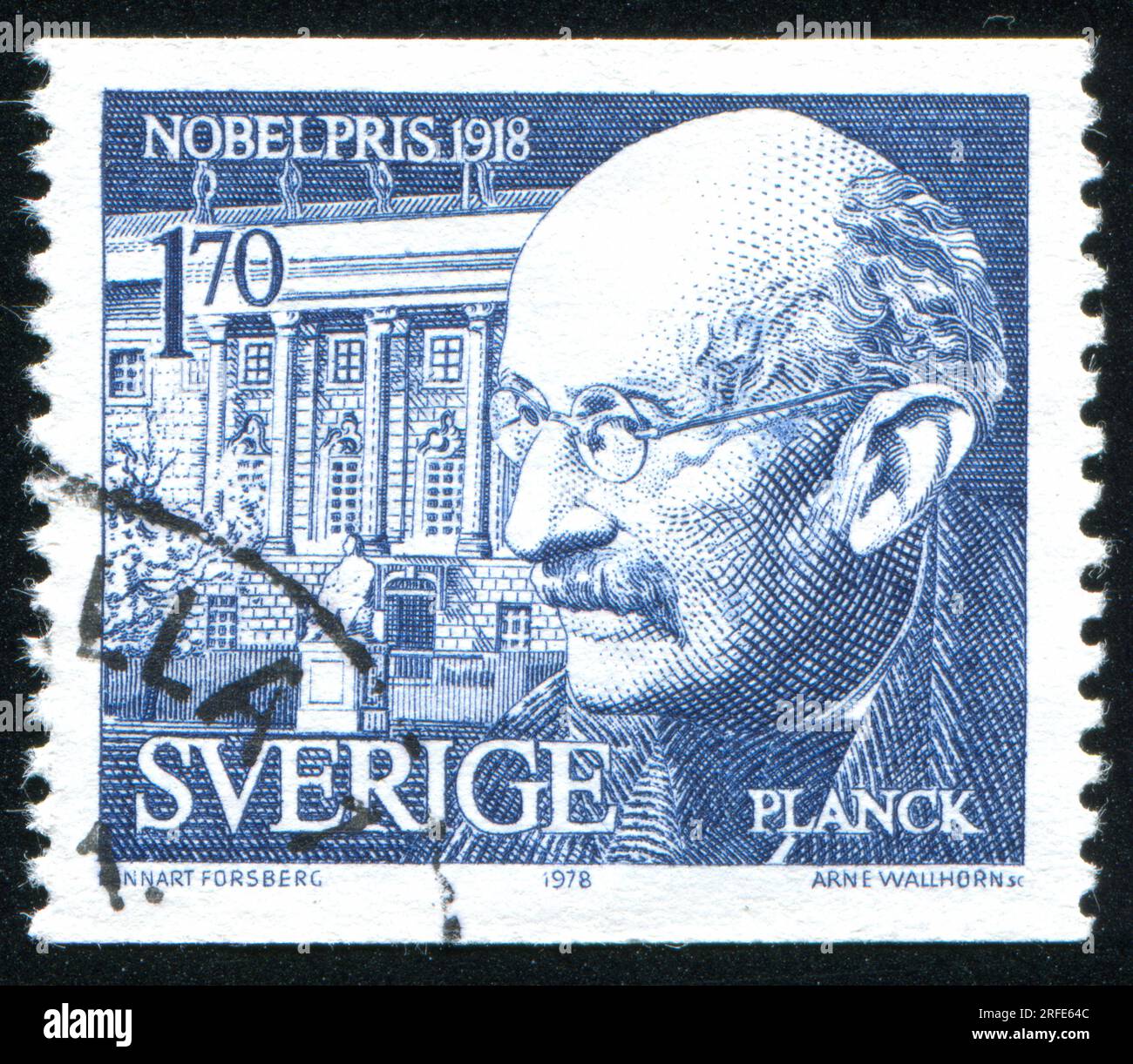 SWEDEN - CIRCA 1978: stamp printed by Sweden, shows Max Planck, circa ...