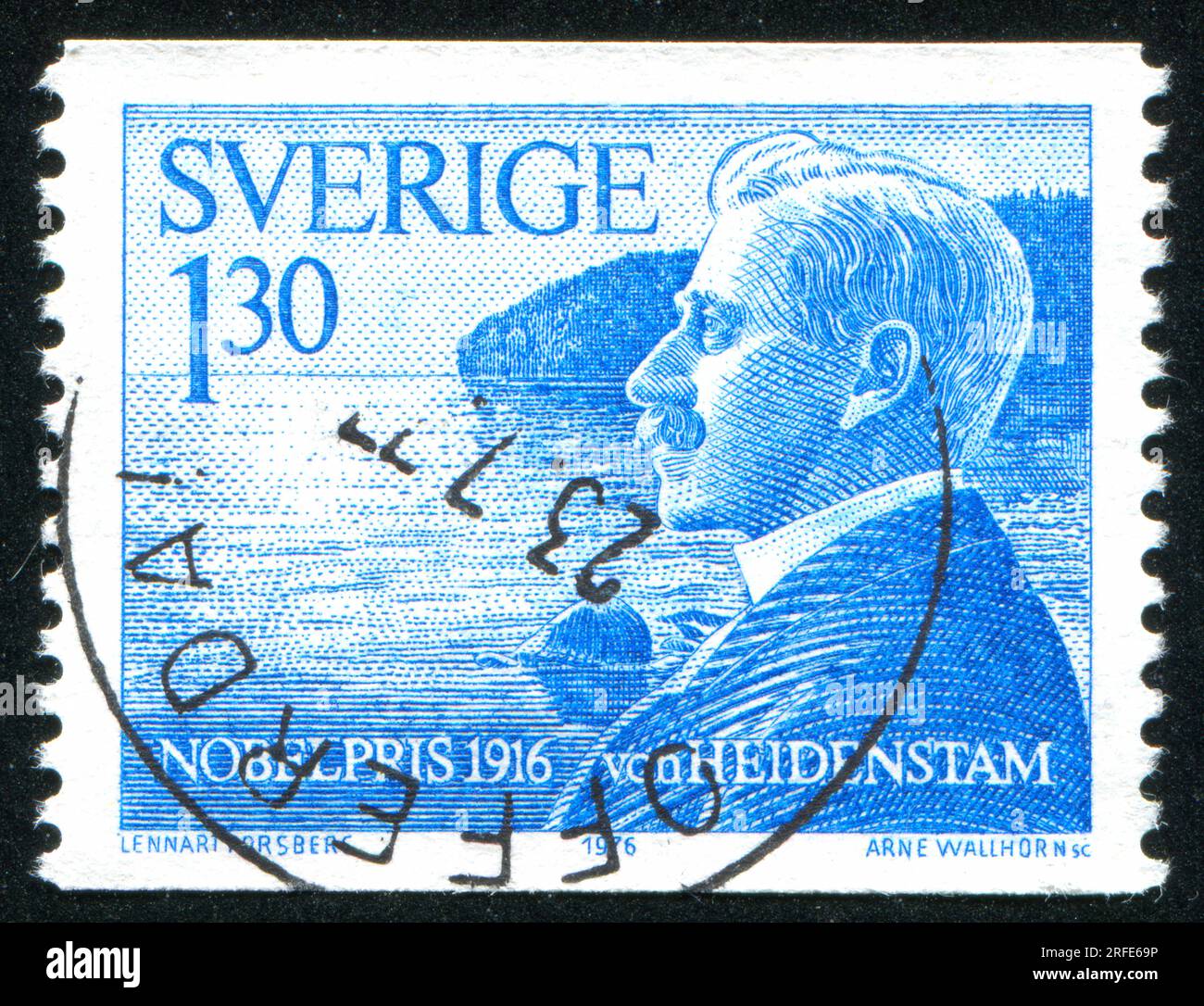 SWEDEN - CIRCA 1976: stamp printed by Sweden, shows Verner von ...