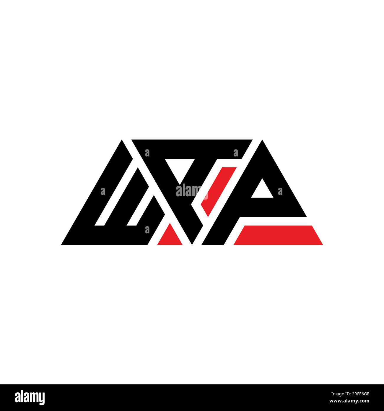 WAP triangle letter logo design with triangle shape. WAP triangle logo design monogram. WAP ...