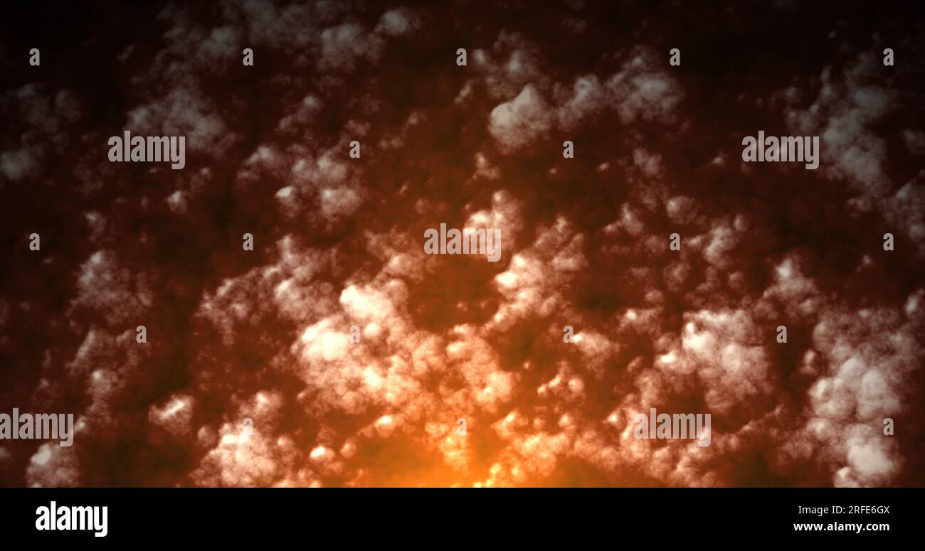 Abstract orange glowing smoke from campfire background Stock Photo - Alamy