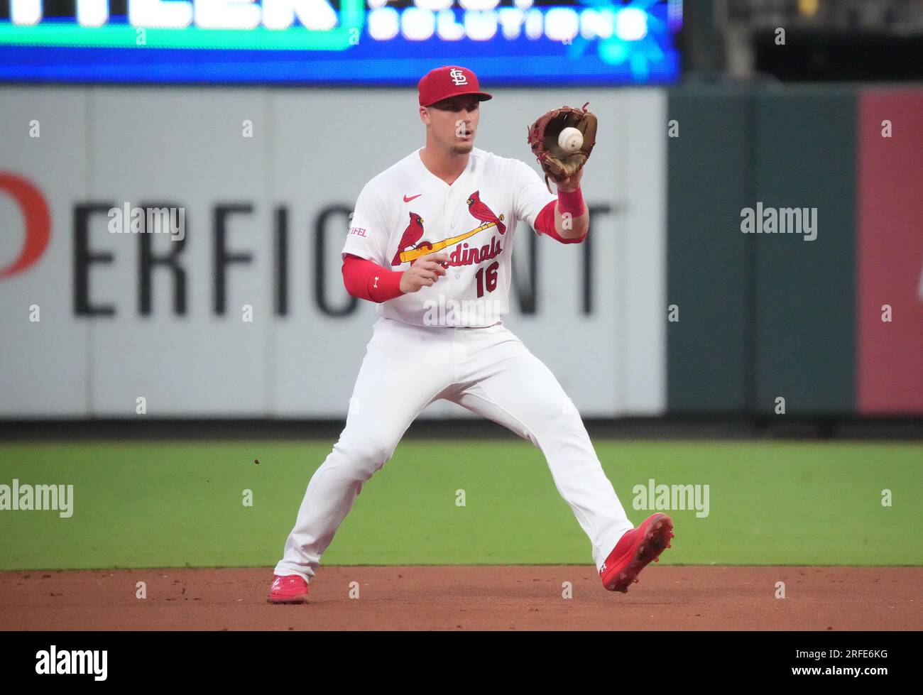 St. Louis, United States. 02nd Aug, 2023. St. Louis Cardinals second ...