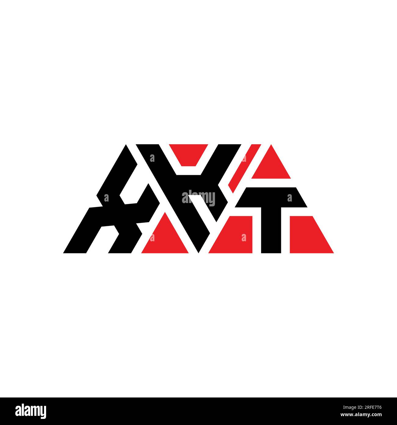 XKT triangle letter logo design with triangle shape. XKT triangle logo ...