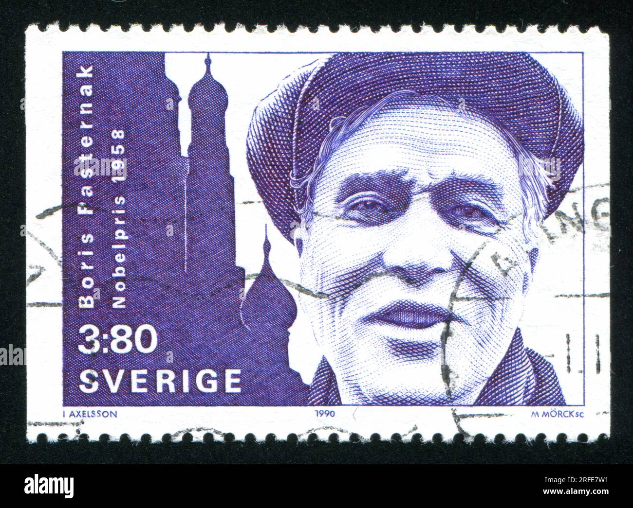 SWEDEN - CIRCA 1990: stamp printed by Sweden, shows Boris Pasternak ...